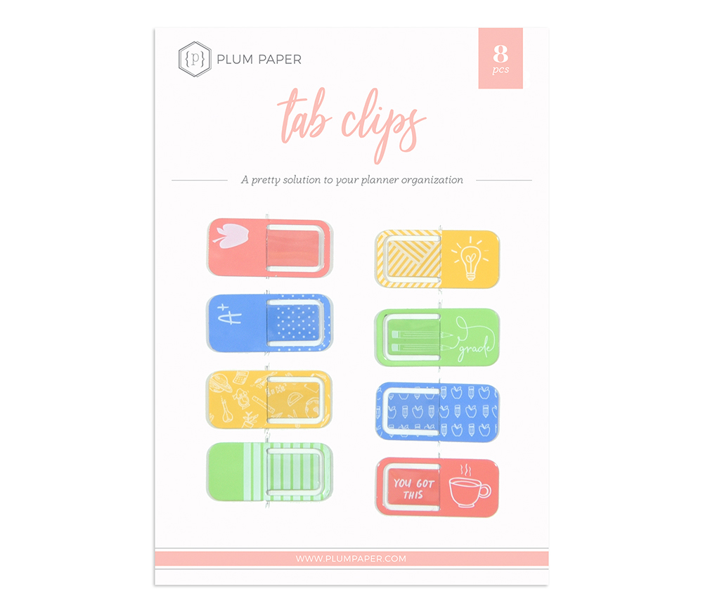 Plum Paper - Teacher Tab Clips