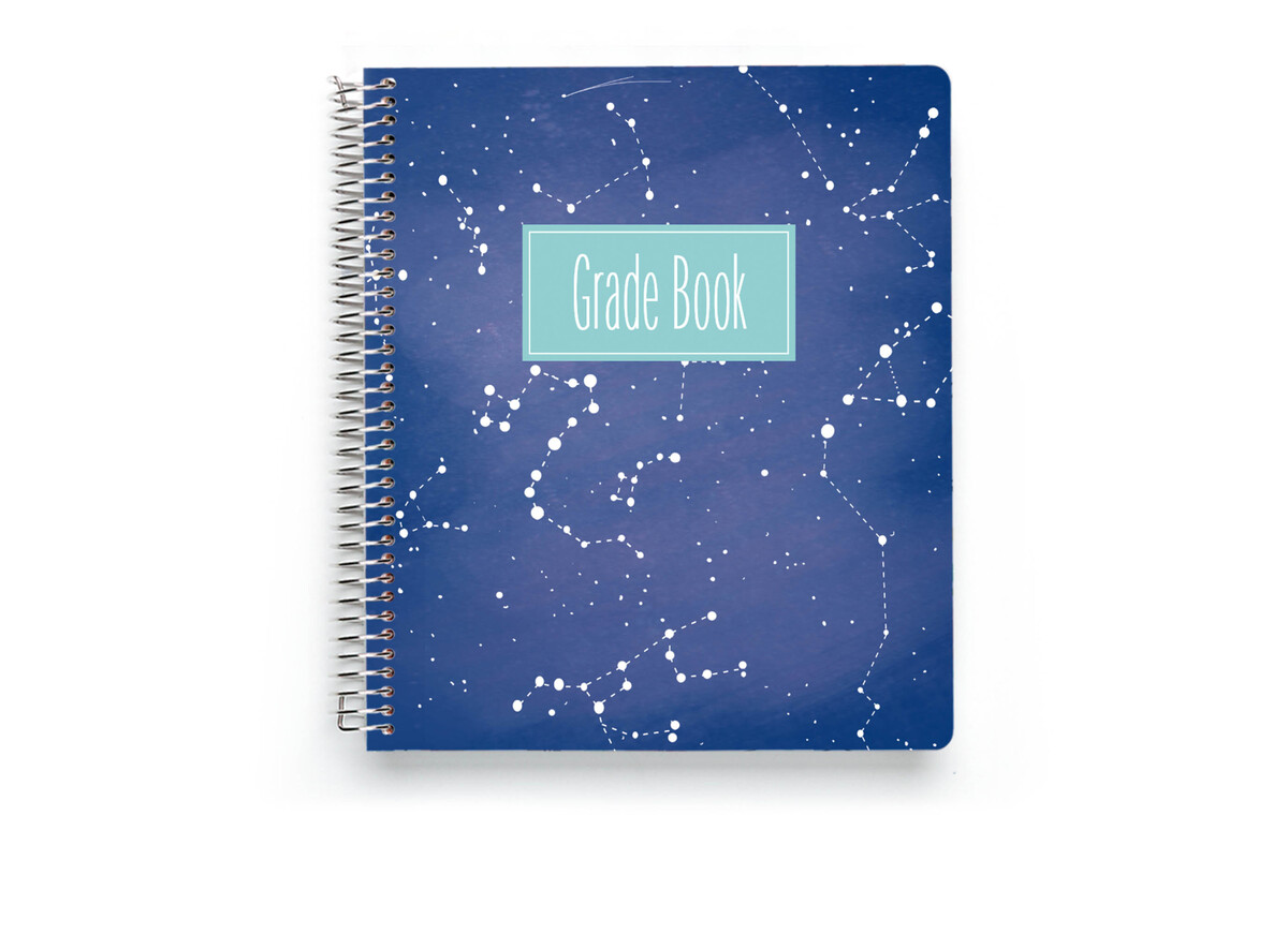 Plum Paper - Spiral Gradebook - Constellation