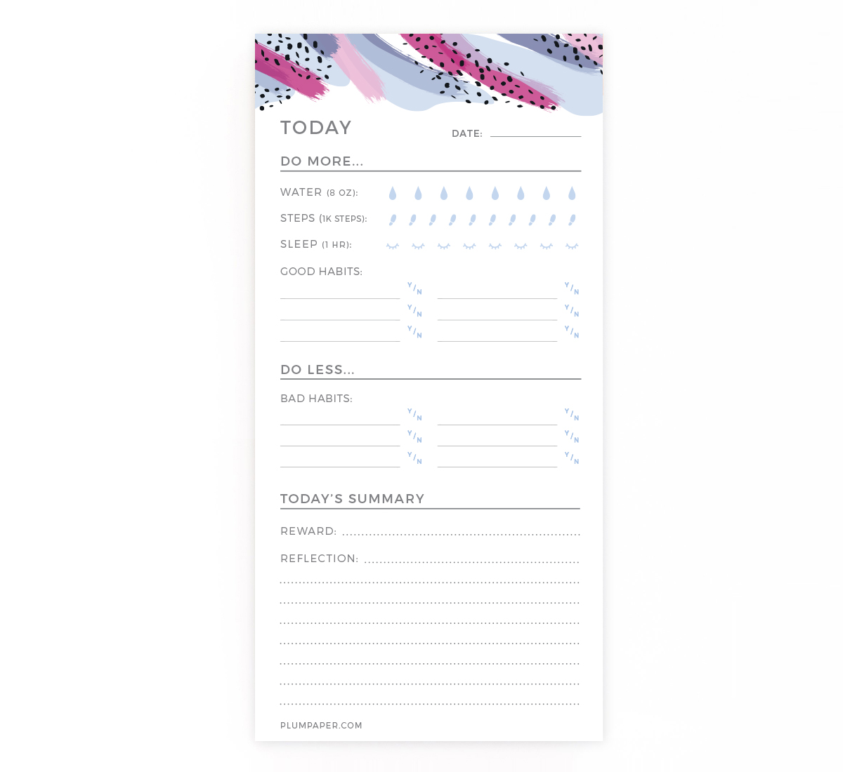 Plum Paper - Habit Tracking Notepad