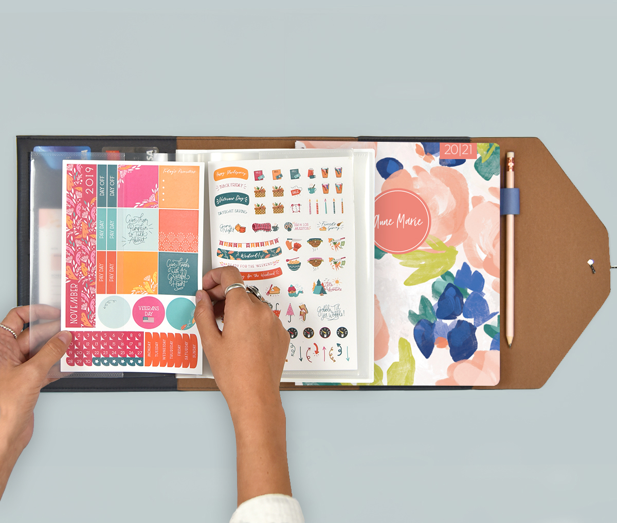 Plum Paper - Sticker Book - Blue
