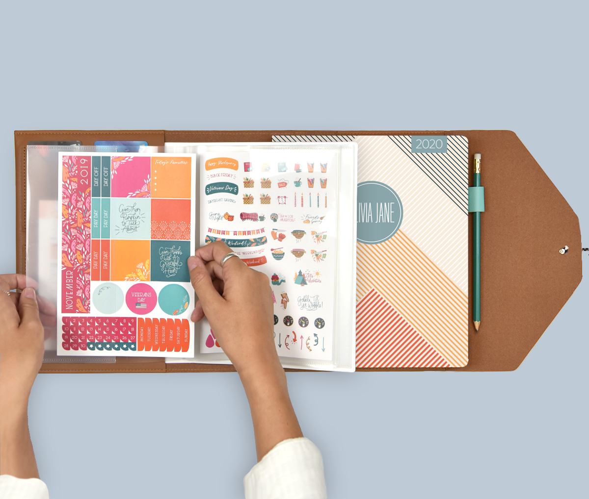 Plum Paper - Sticker Book - Teal