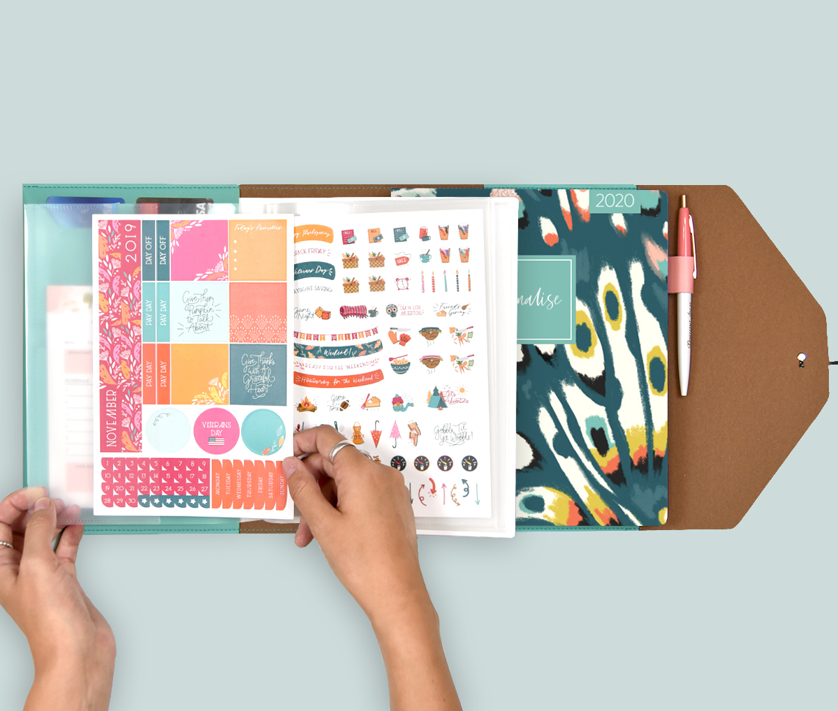 Plum Paper - Sticker Book - Orchid