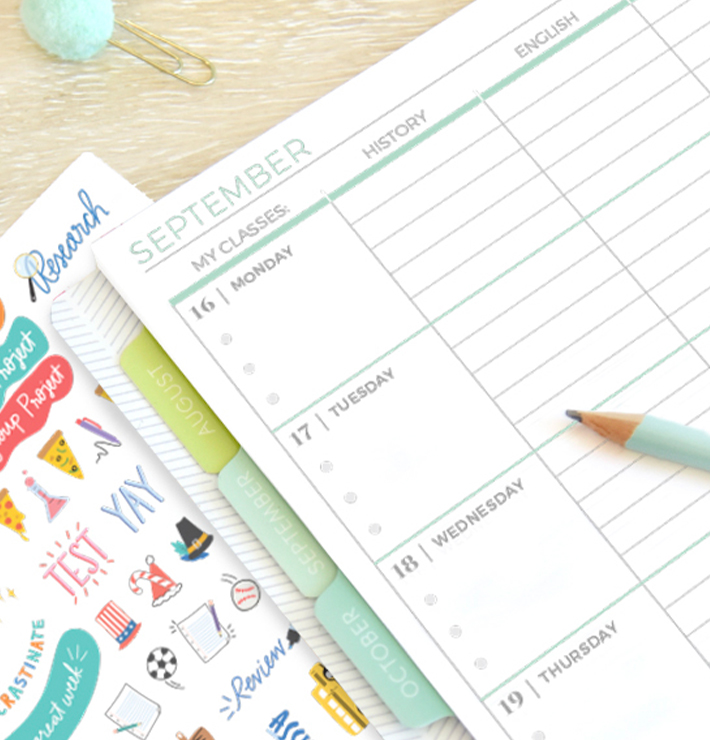 Shop Elementary School Student Planners | Custom Layouts & More