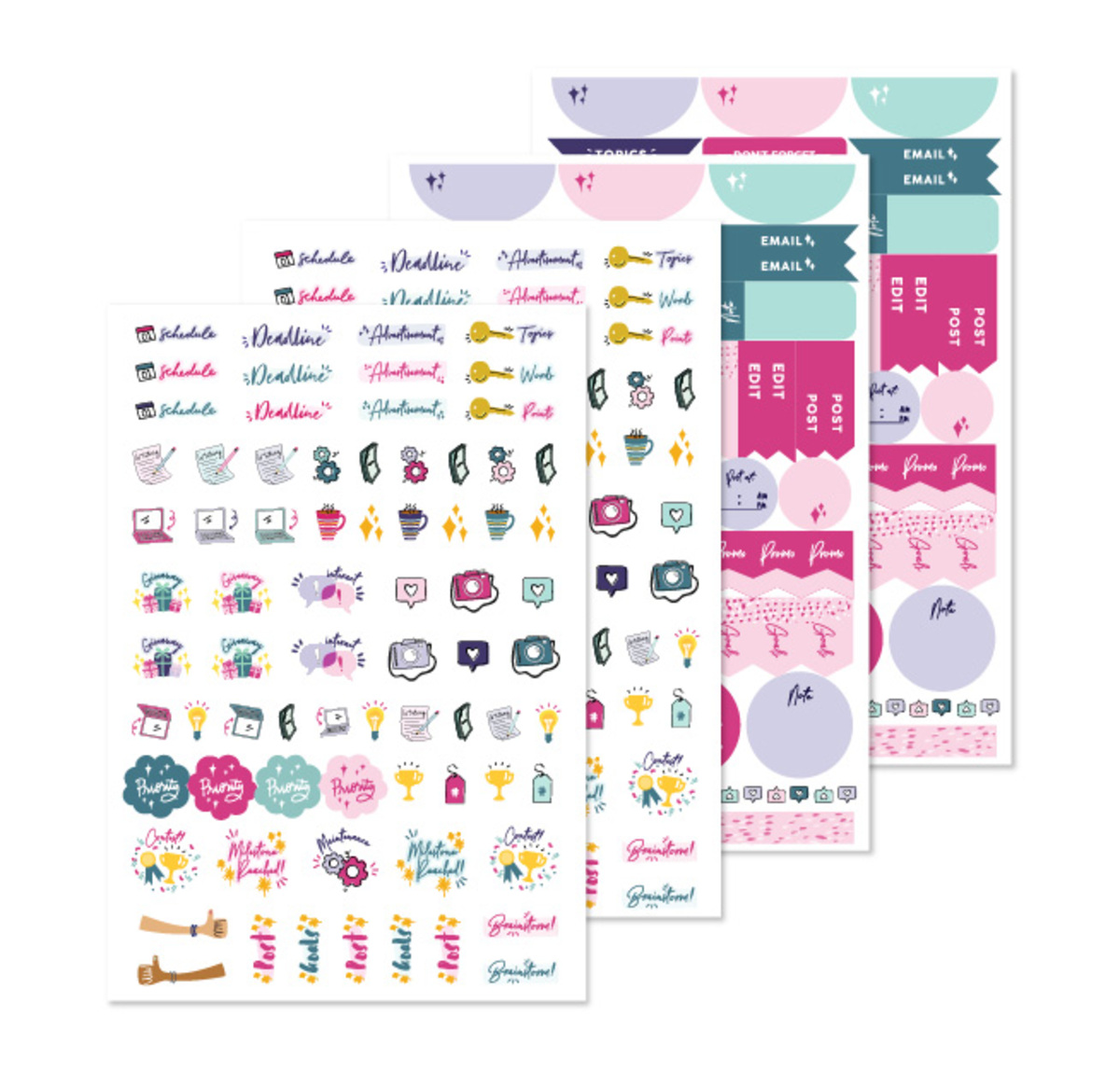 Plum Paper - Blog Stickers.