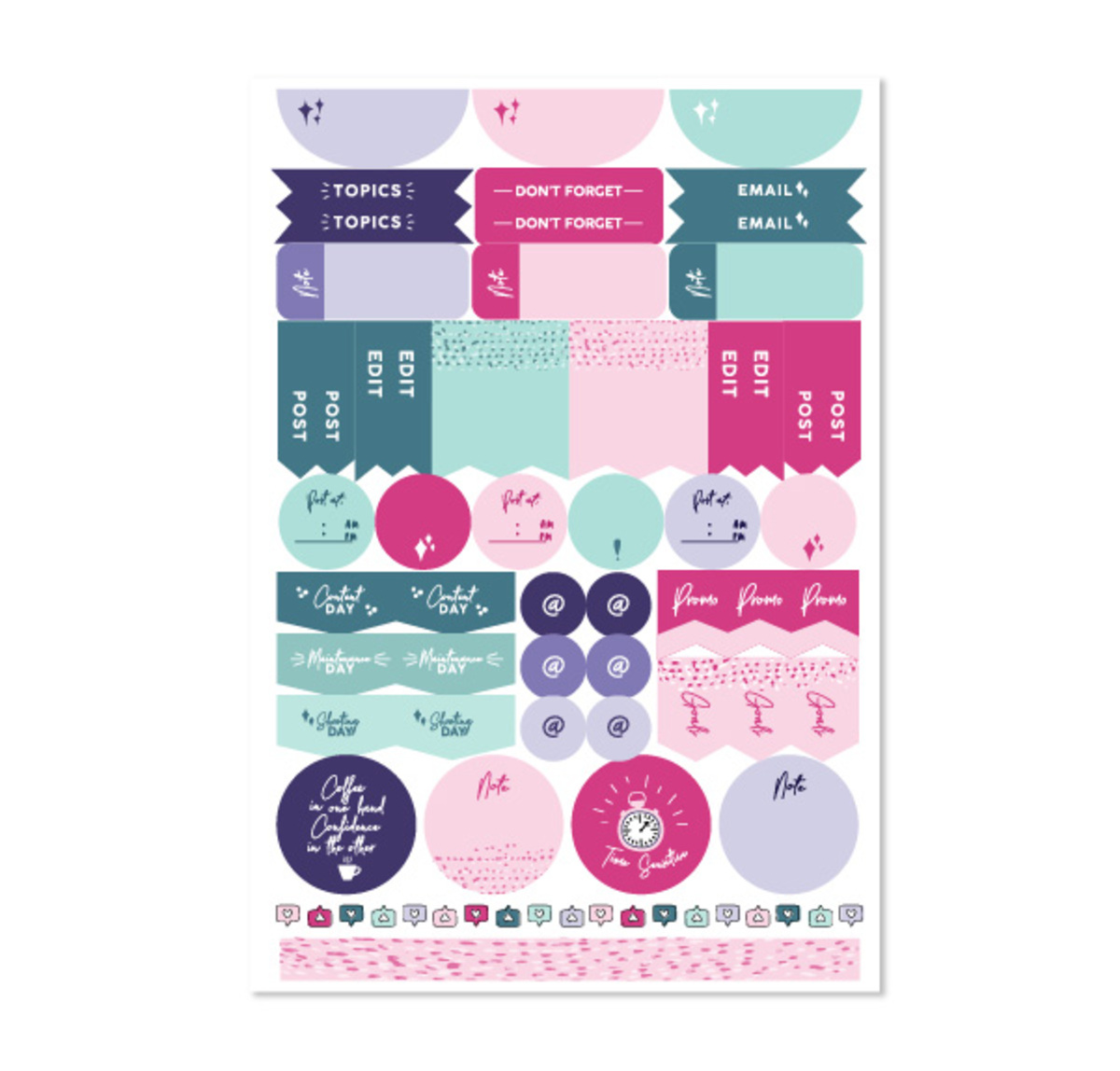Plum Paper - Blog Stickers.