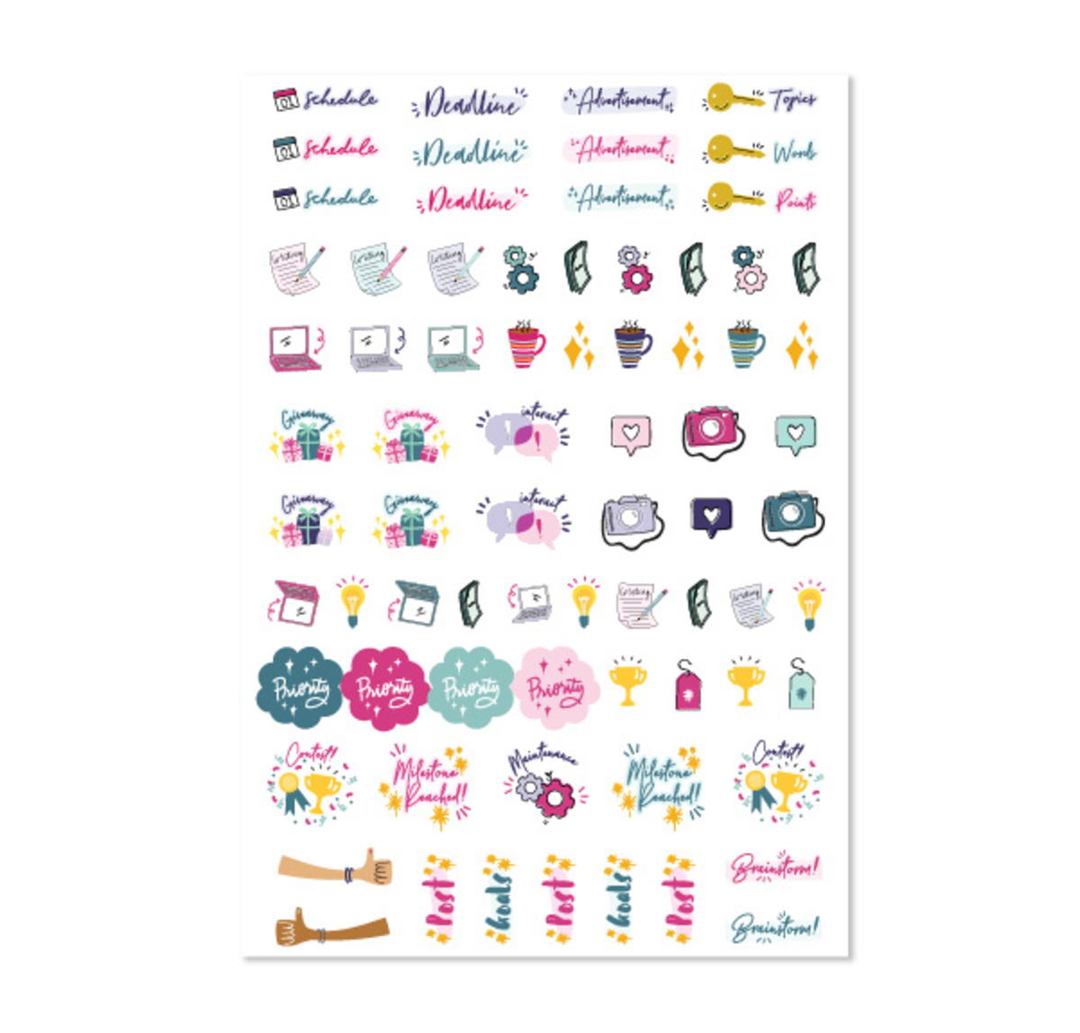 Plum Paper - Blog Stickers.