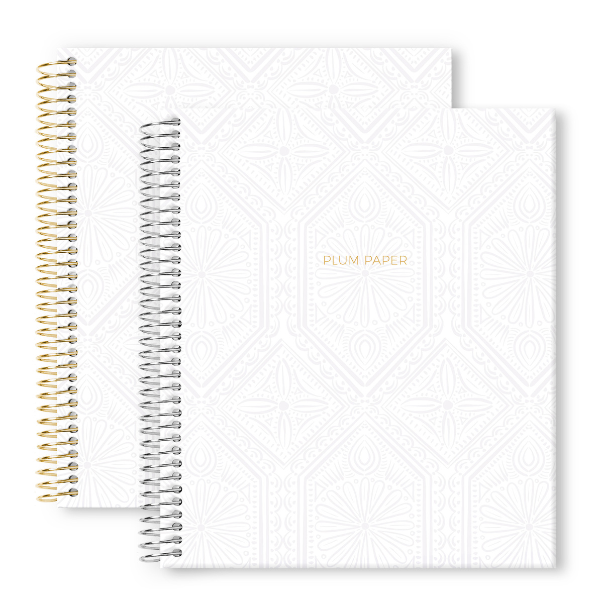 Plum Paper - 7x9: Undated Planner - Tile Gray