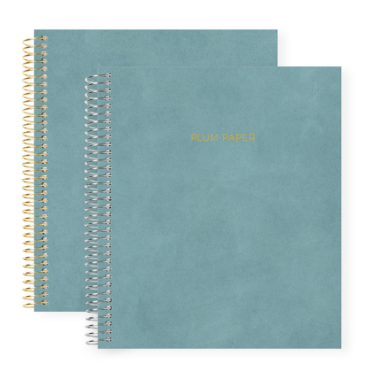 Plum Paper - 7x9: Undated Planner - Suede Ocean