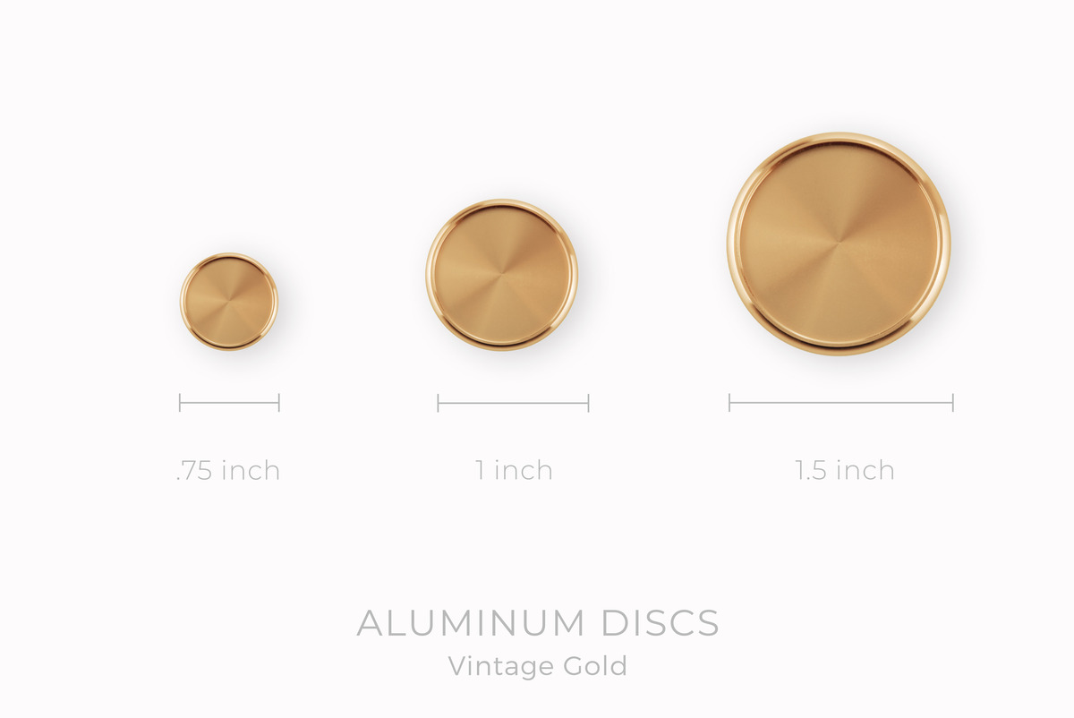 Plum Paper - Vintage Gold Planner Discs