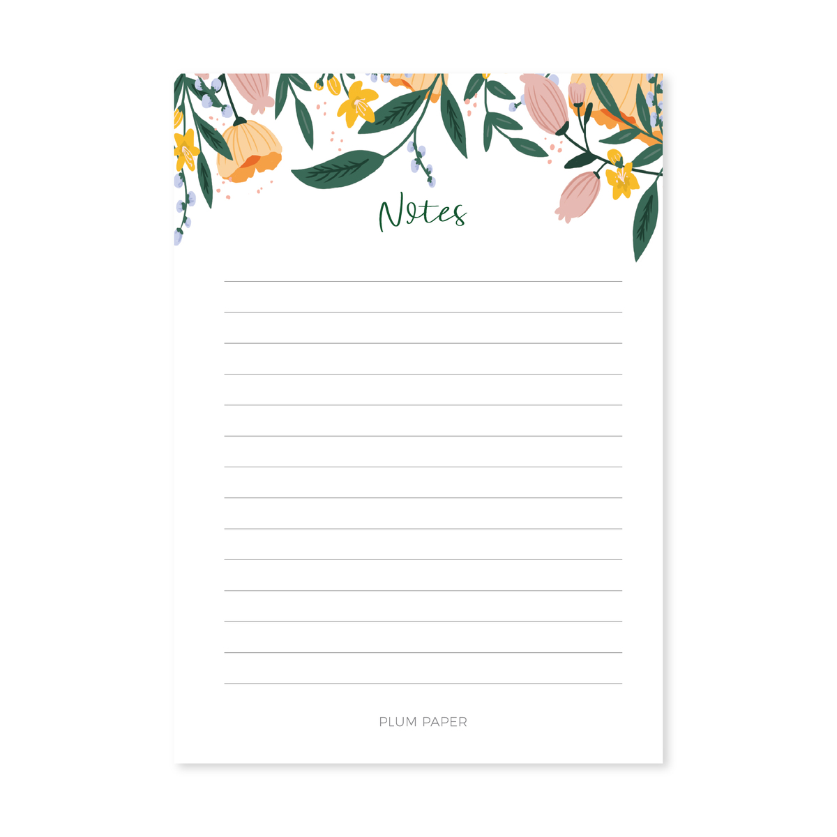 Plum Paper - Garden Notes Notepad