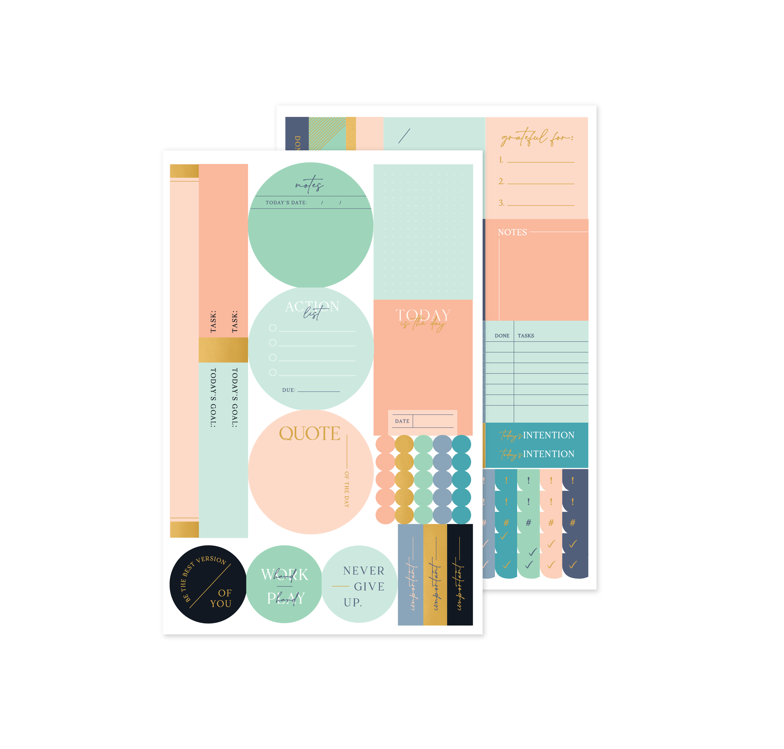 Plum Paper - Monthly Spread - Classic Chic