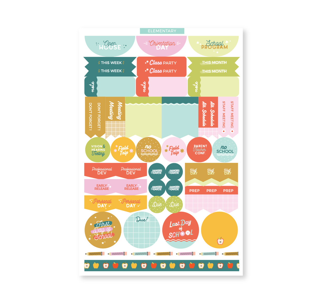Plum Paper - Elementary Classroom Stickers