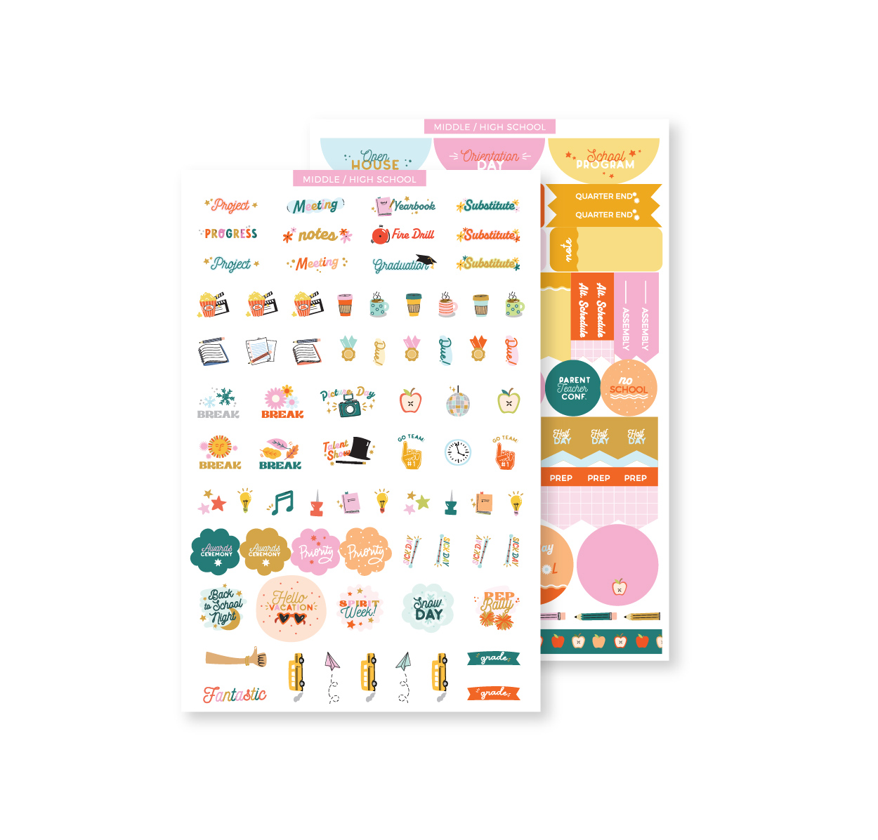 Plum Paper - Middle + High School Classroom Stickers