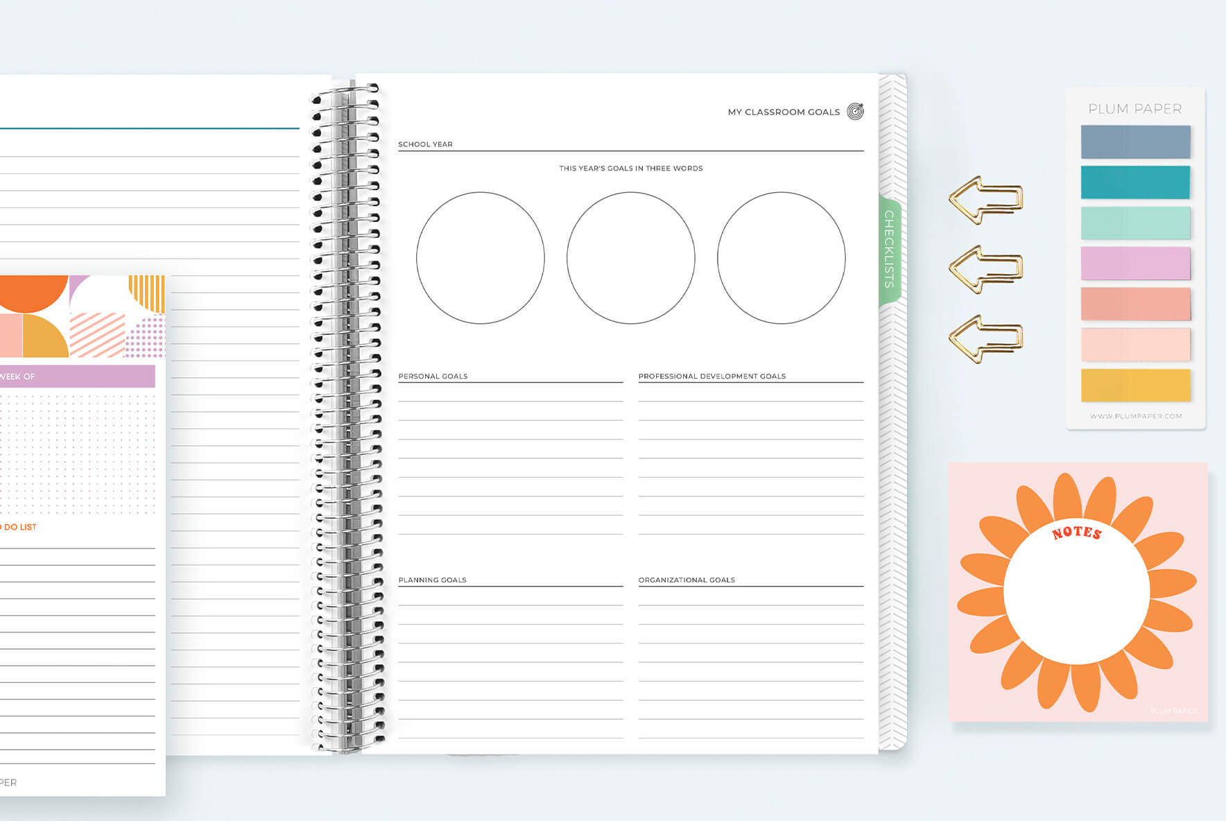 Plum Paper - Teacher Planner for Middle School and High School