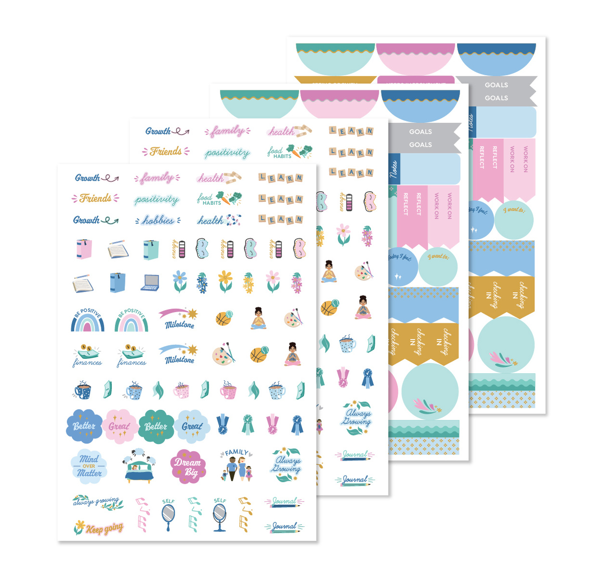 Plum Paper - Reflection Stickers.