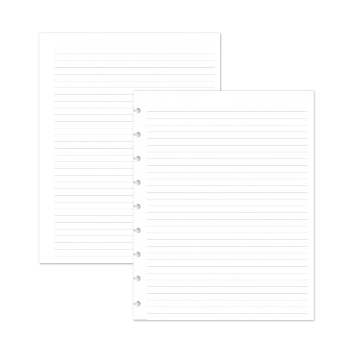 Plum Paper - 7x9 Refill Pages - Narrow Ruled