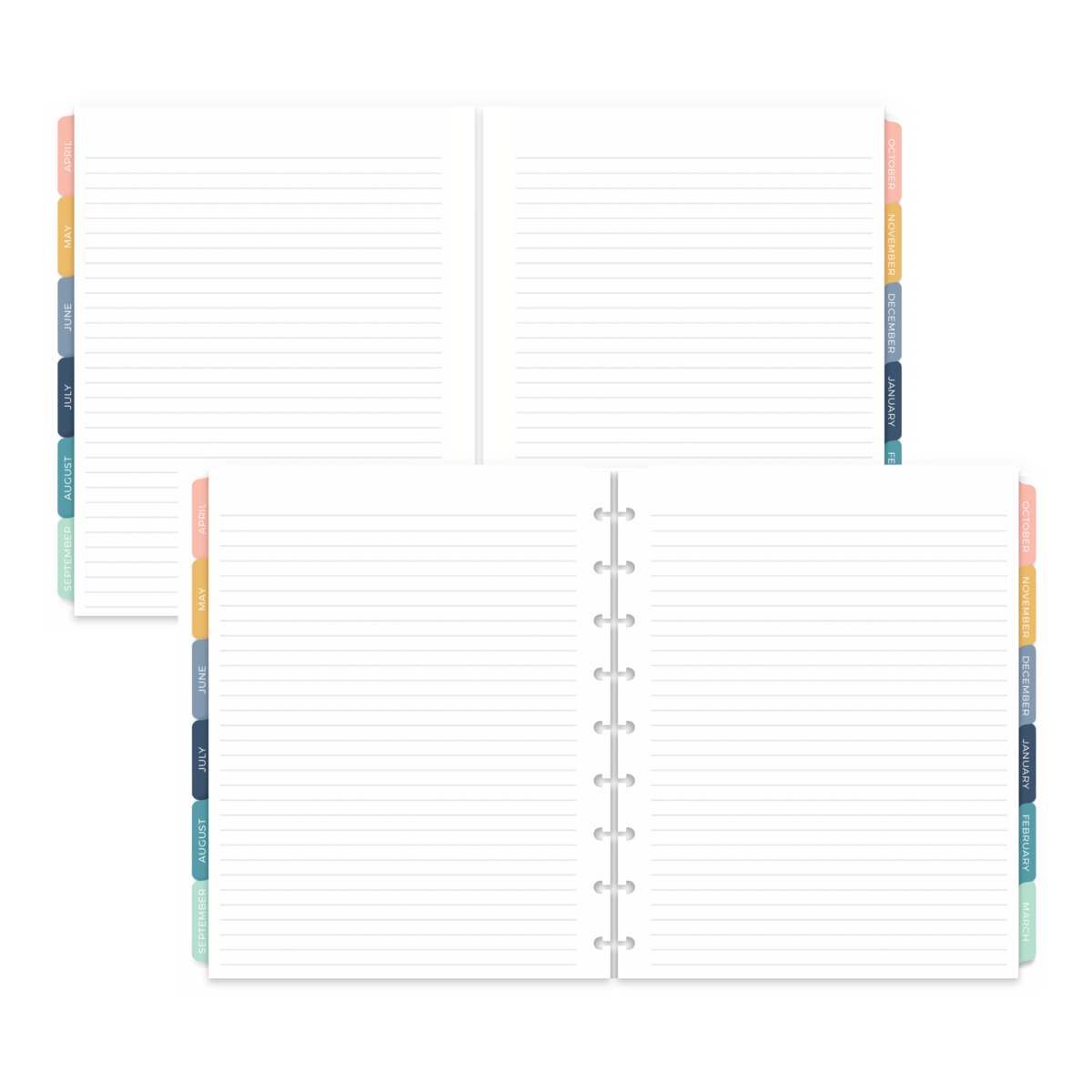 Plum Paper - 7x9 Refill Pages - Narrow Ruled