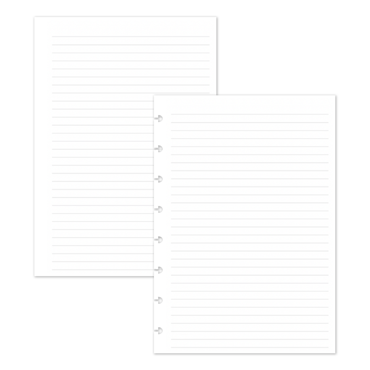 Plum Paper - A5 Refill Pages - Narrow Ruled