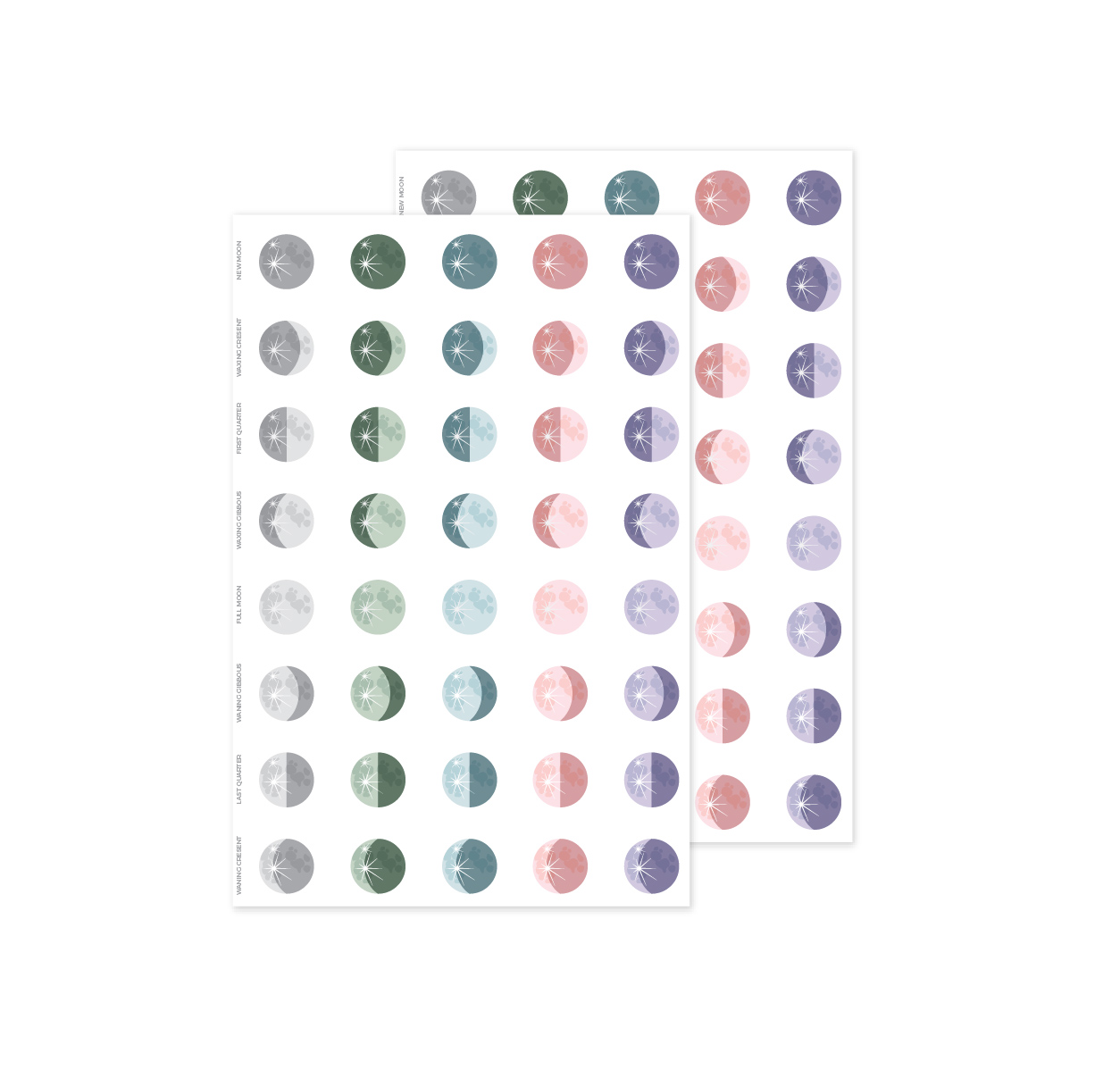 Plum Paper - Moon Cycle Stickers