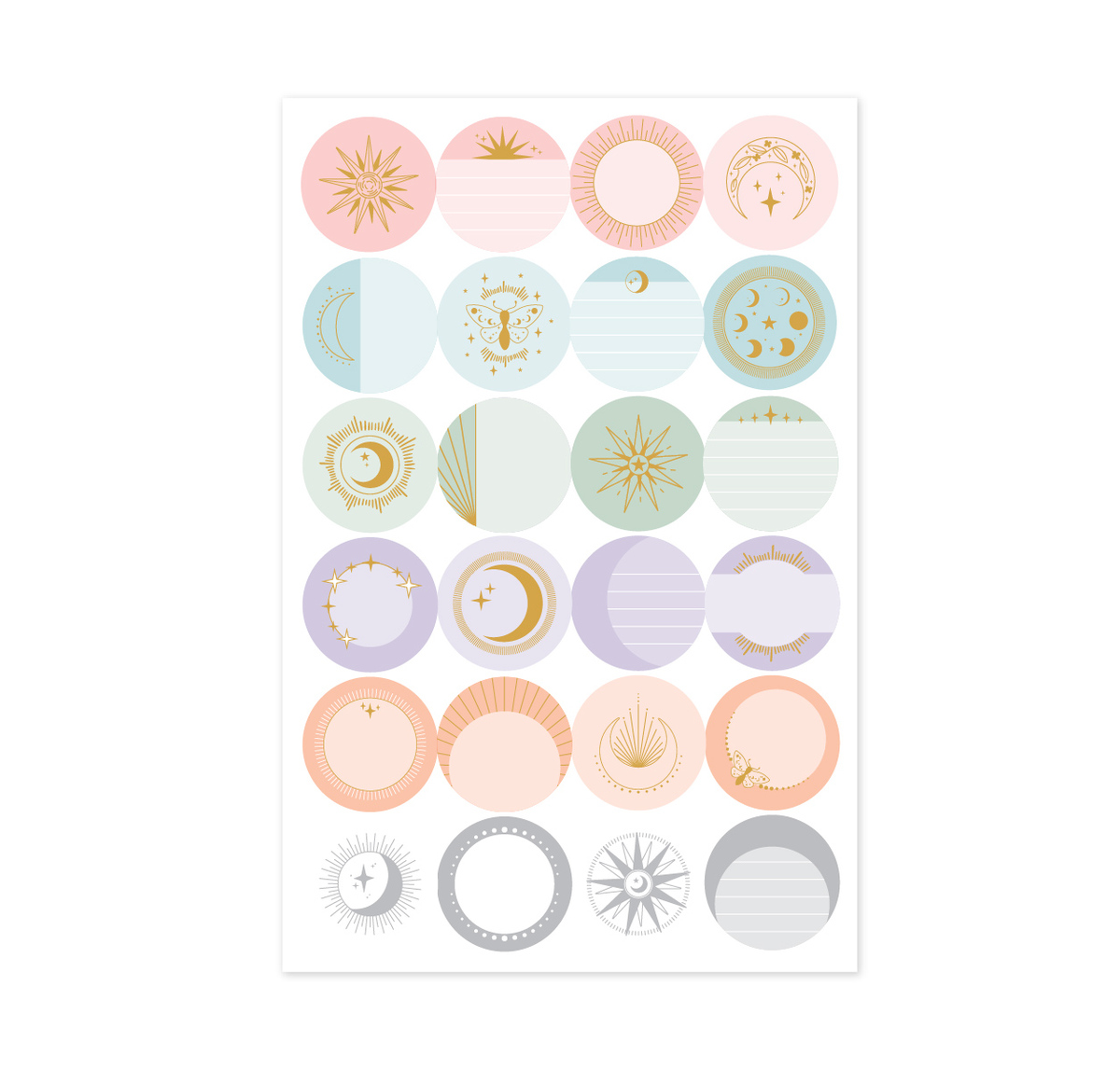 Plum Paper - Celestial Moon Stickers