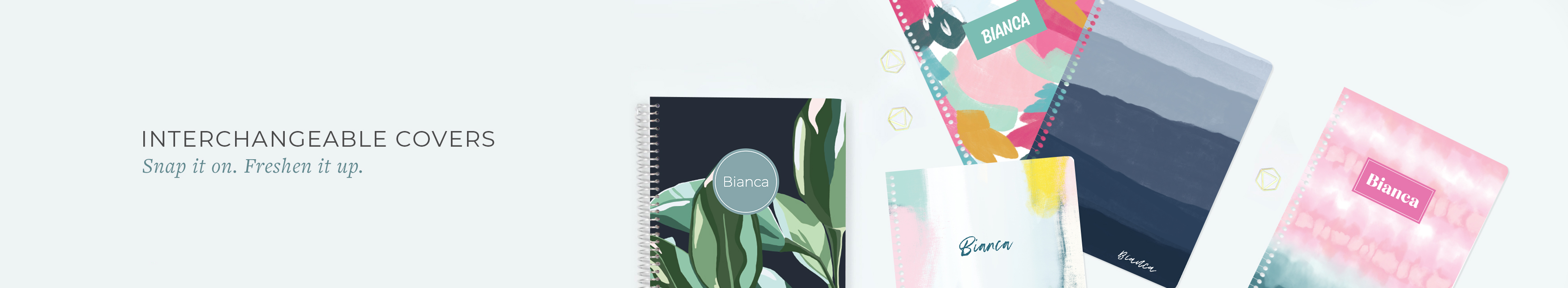 Shop Interchangeable Covers for Planners & Notebooks