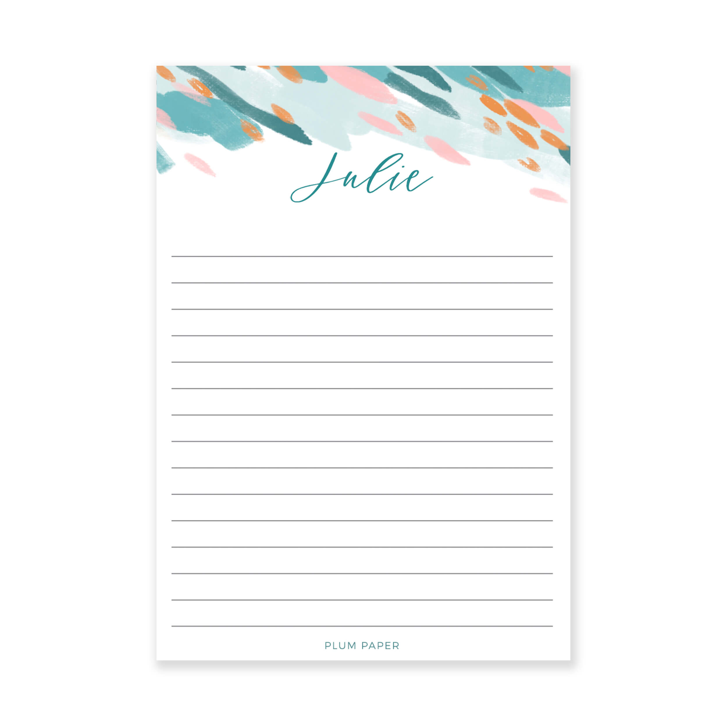 Custom Notepad with 40 pages- Jot It Down | Plum Paper
