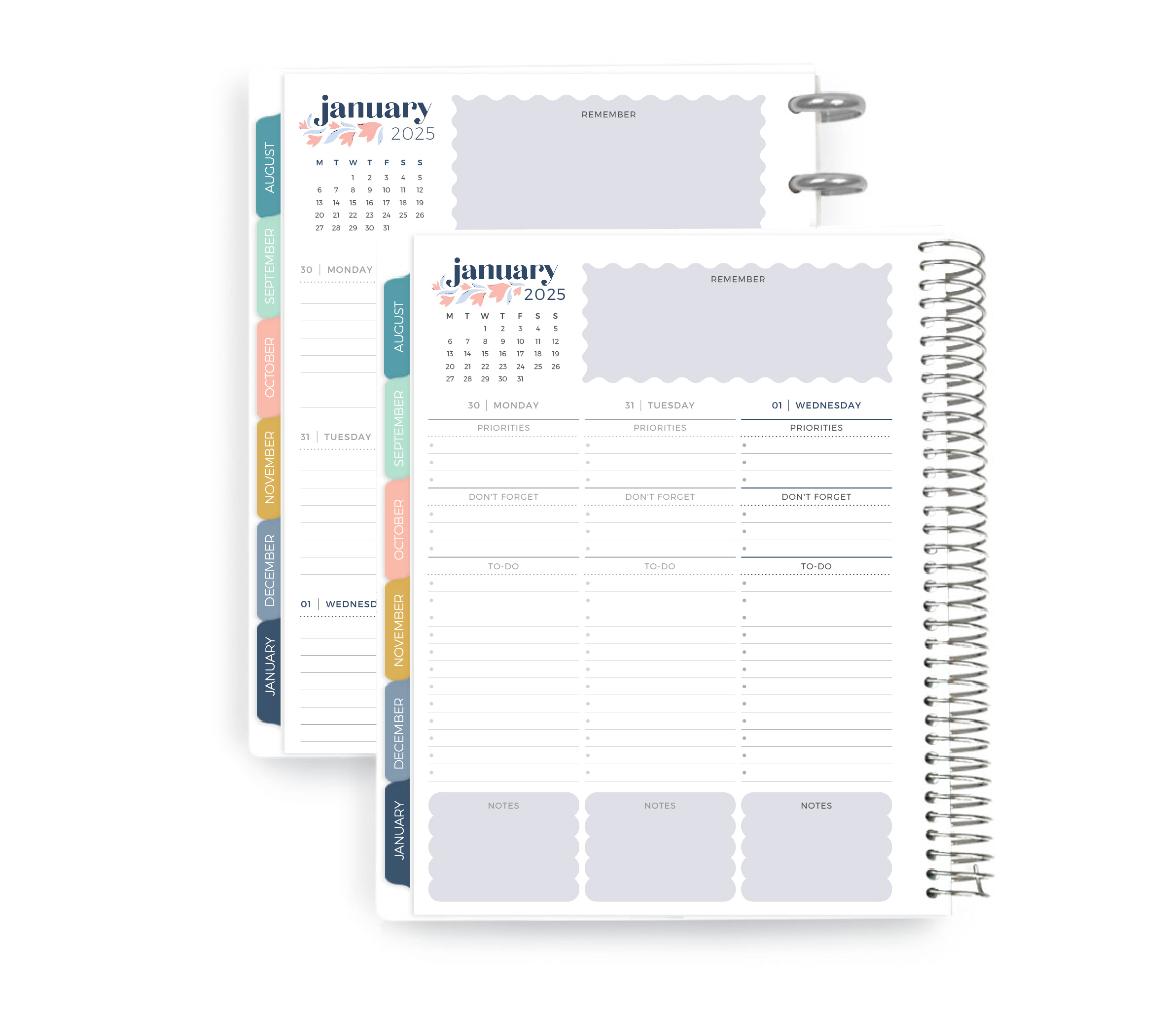 Bright Blooms Planner | Custom Planner