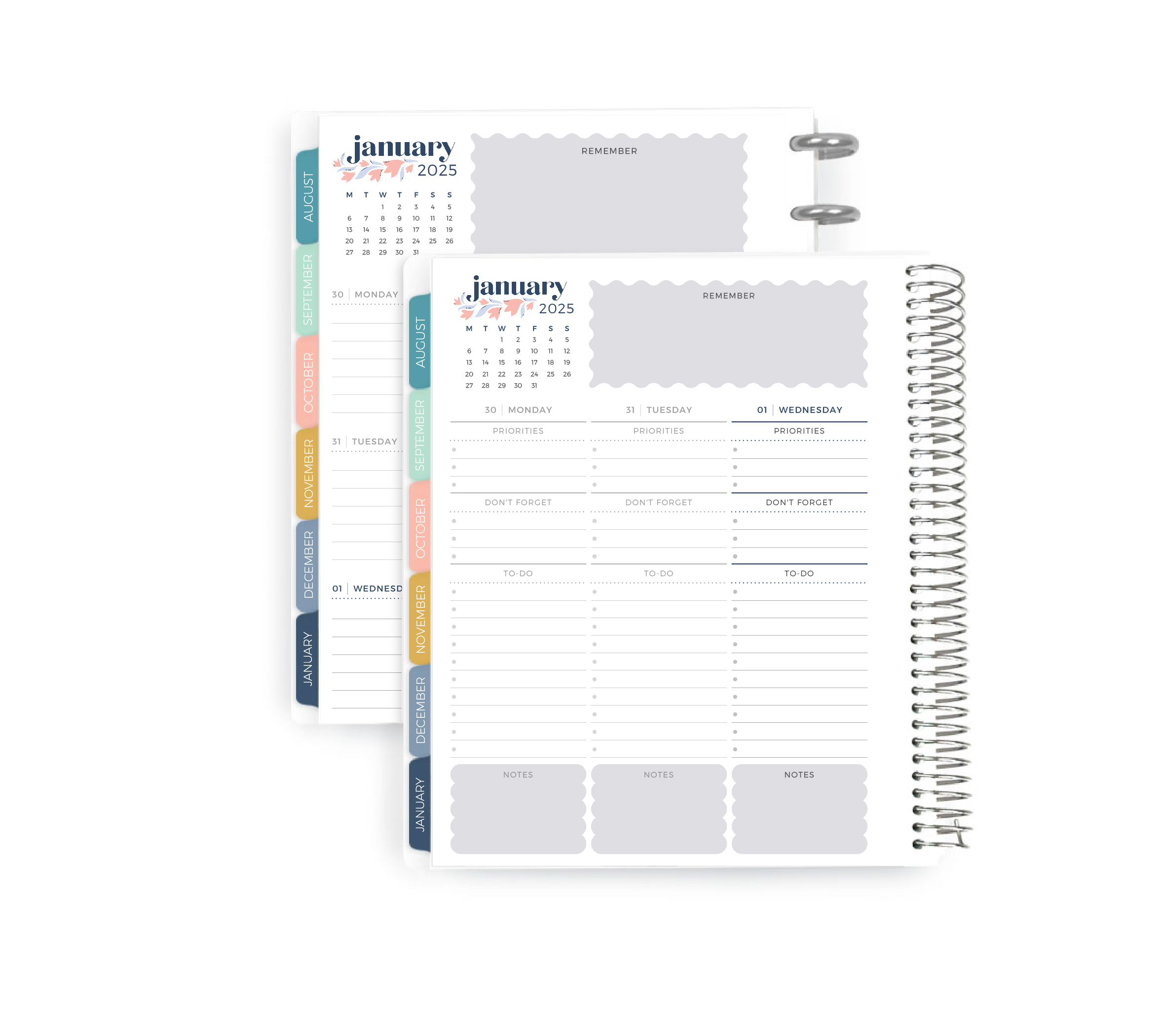 Bright Blooms Planner | Custom Planner