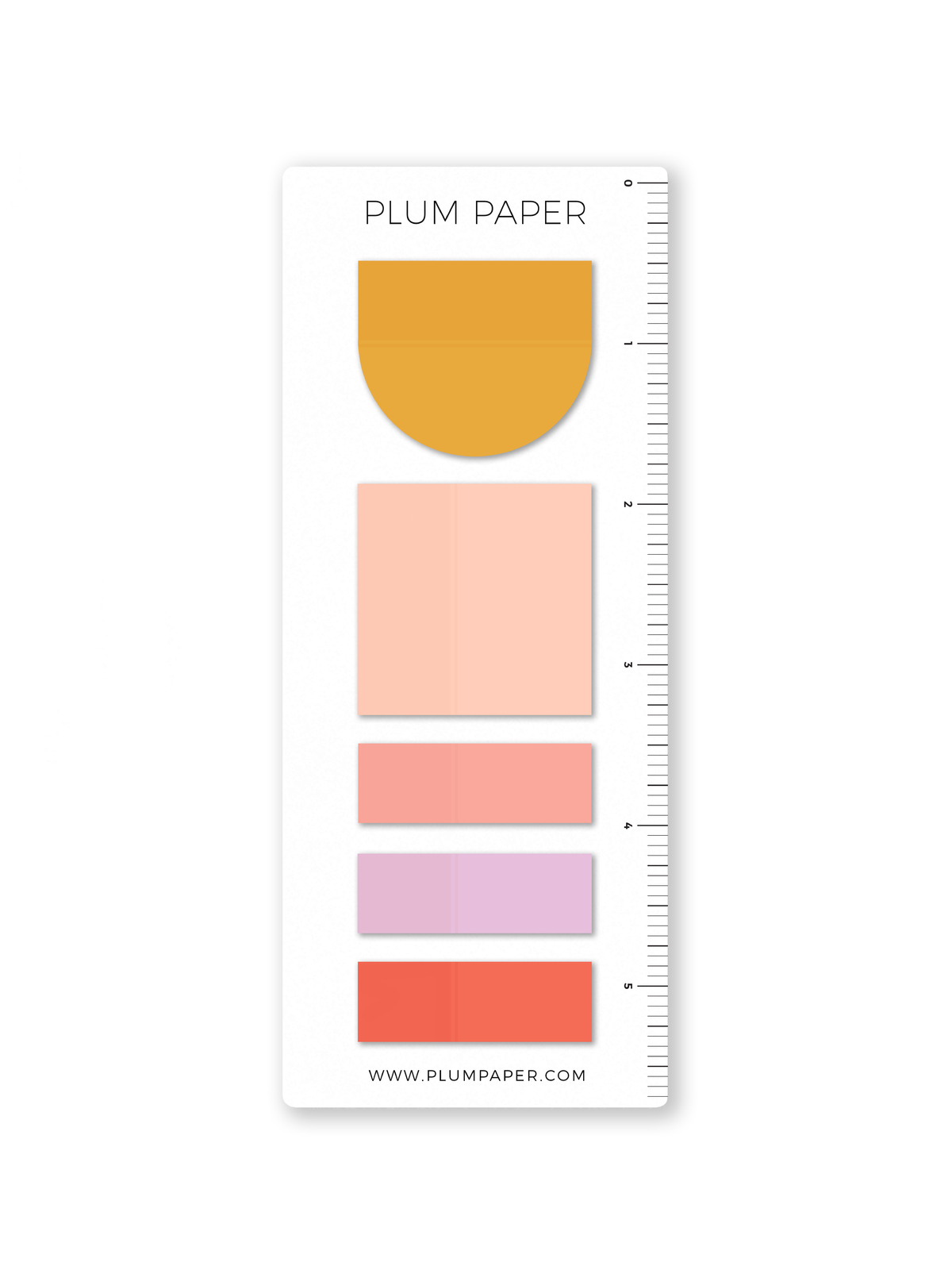 Plum Paper - Sticky Notes Set - Warm Sunset