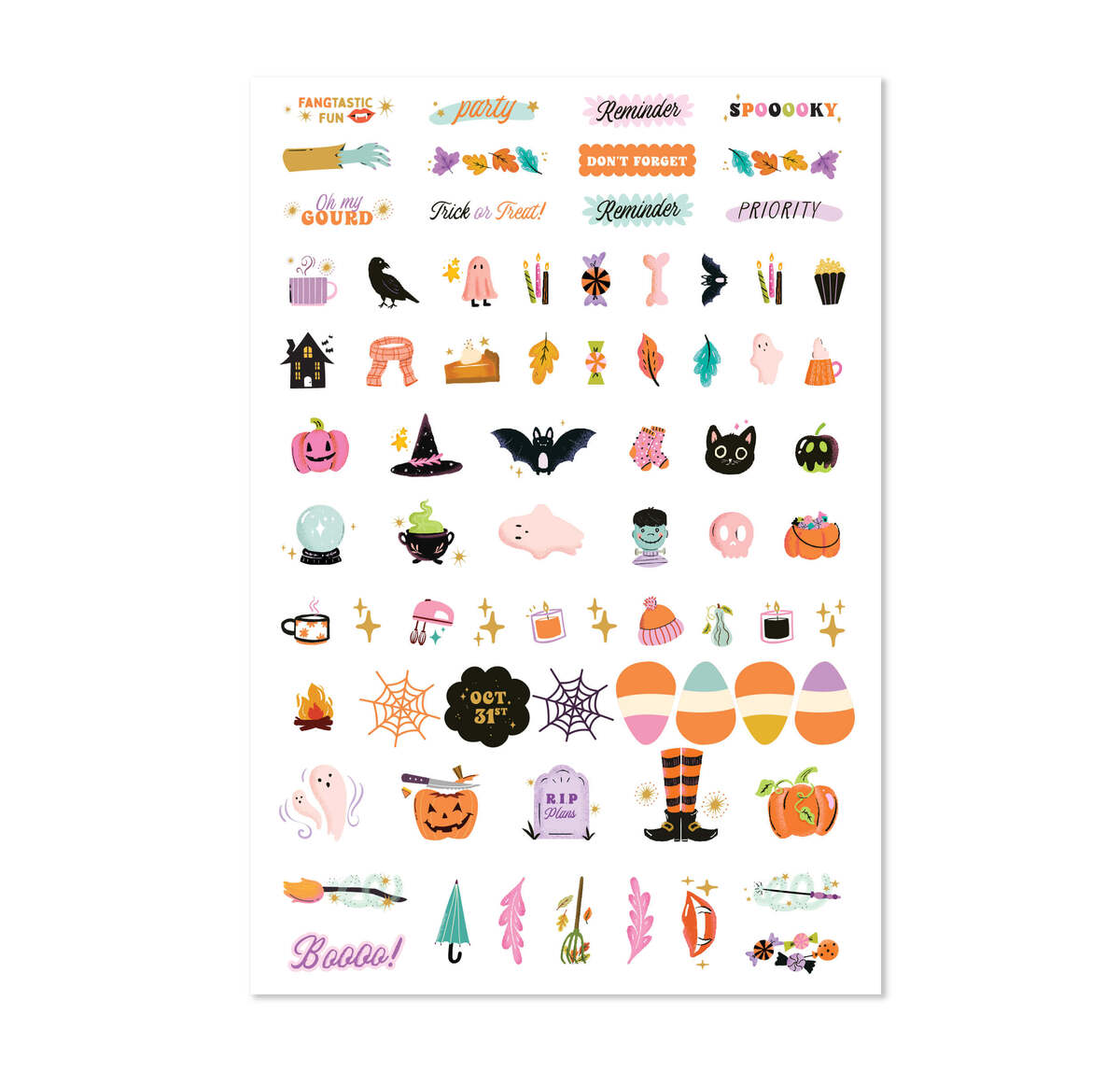 Plum Paper - Holiday Stickers - Halloween