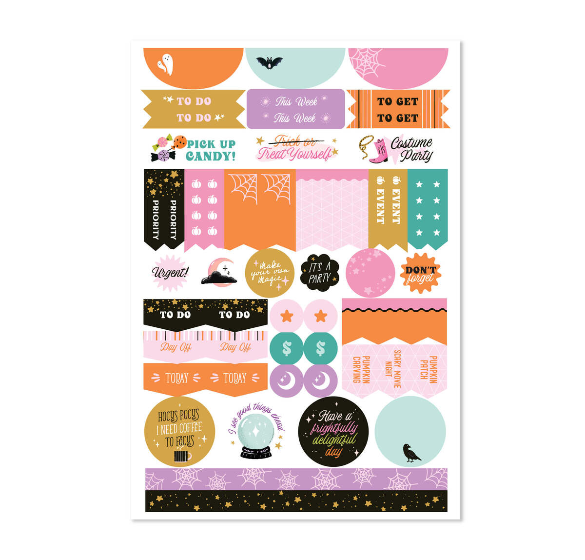 Plum Paper - Holiday Stickers - Halloween