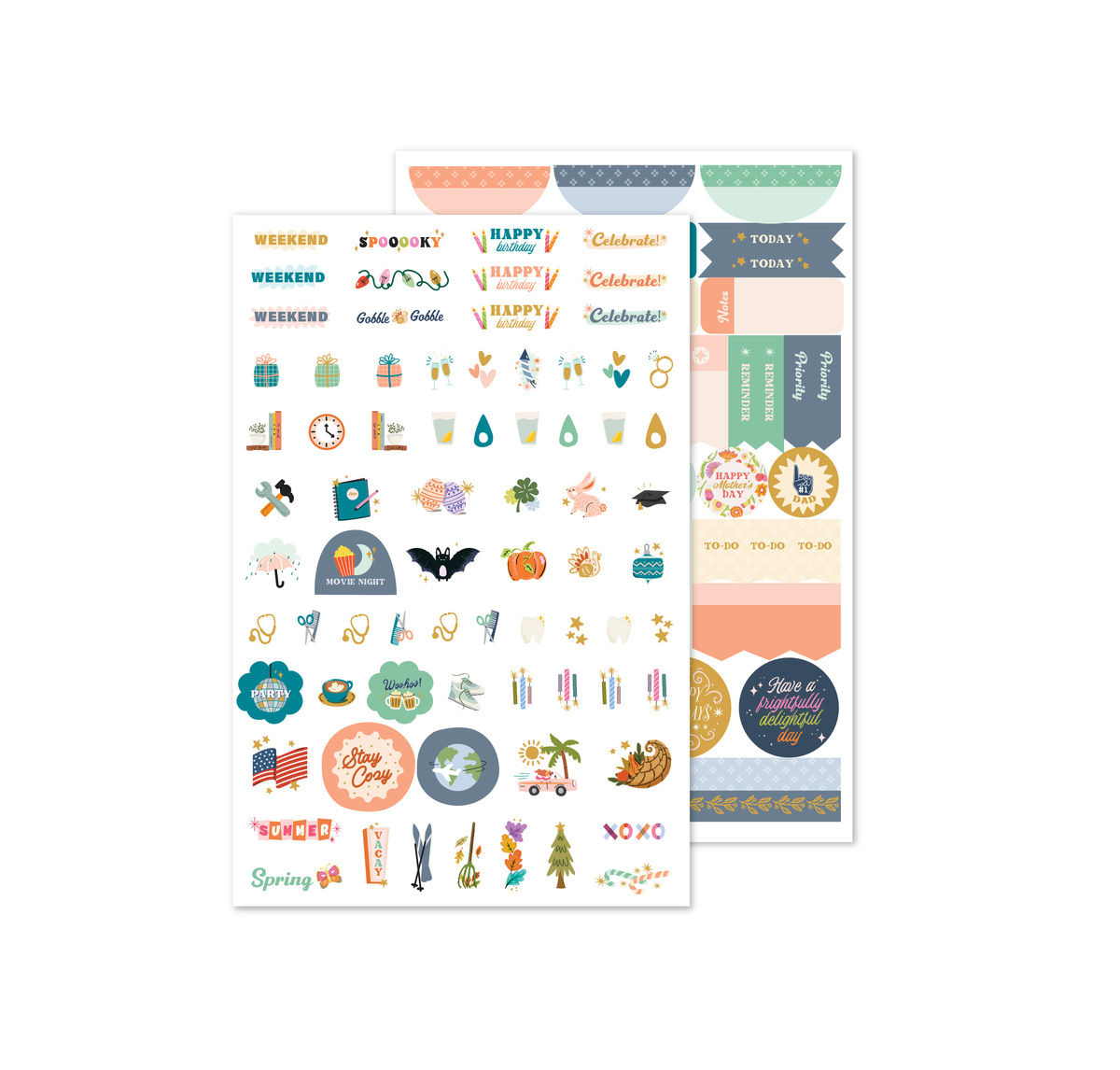 Plum Paper - Essential Stickers - Modern