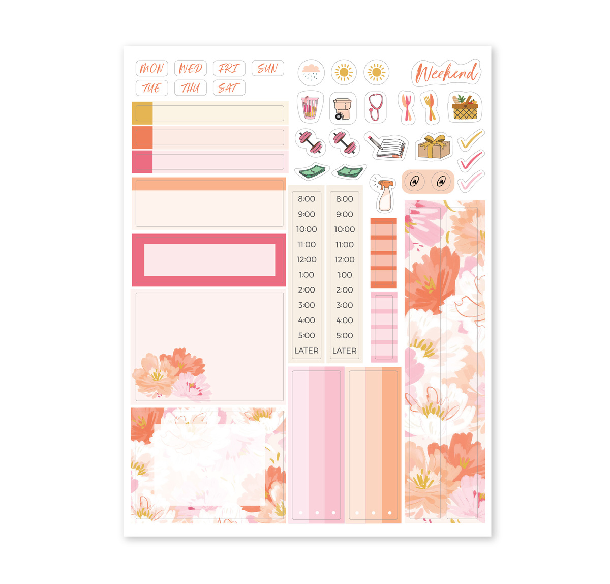 Plum Paper - A5 Daily Kit - Camellia