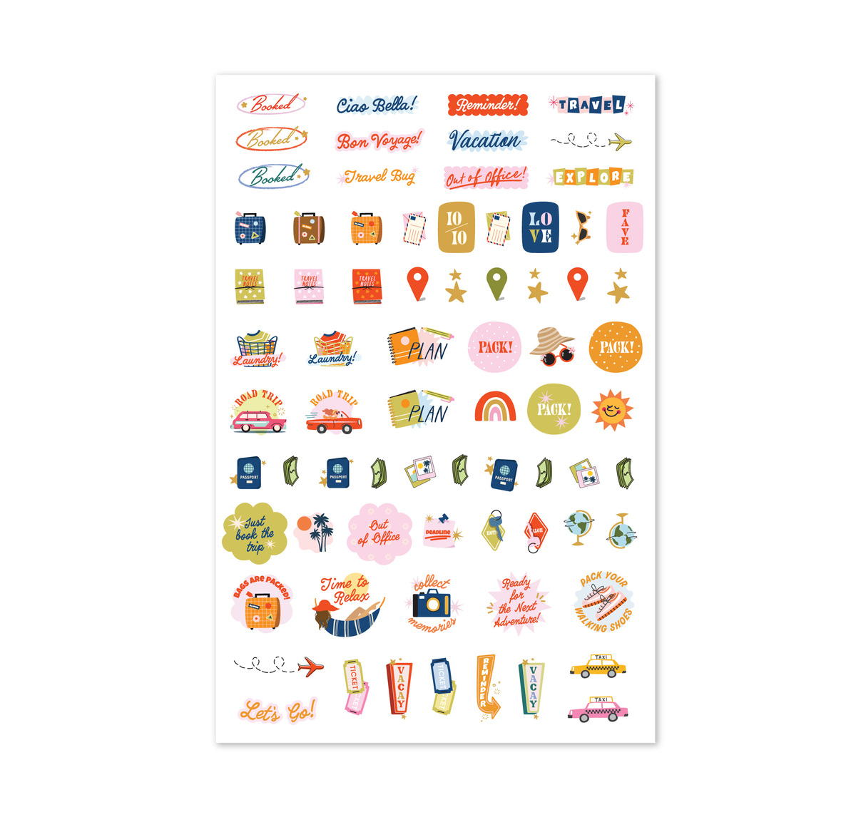 Plum Paper - Travel Stickers.