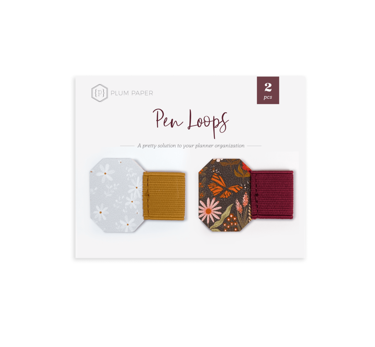 Plum Paper - Pen Loops - Monarch