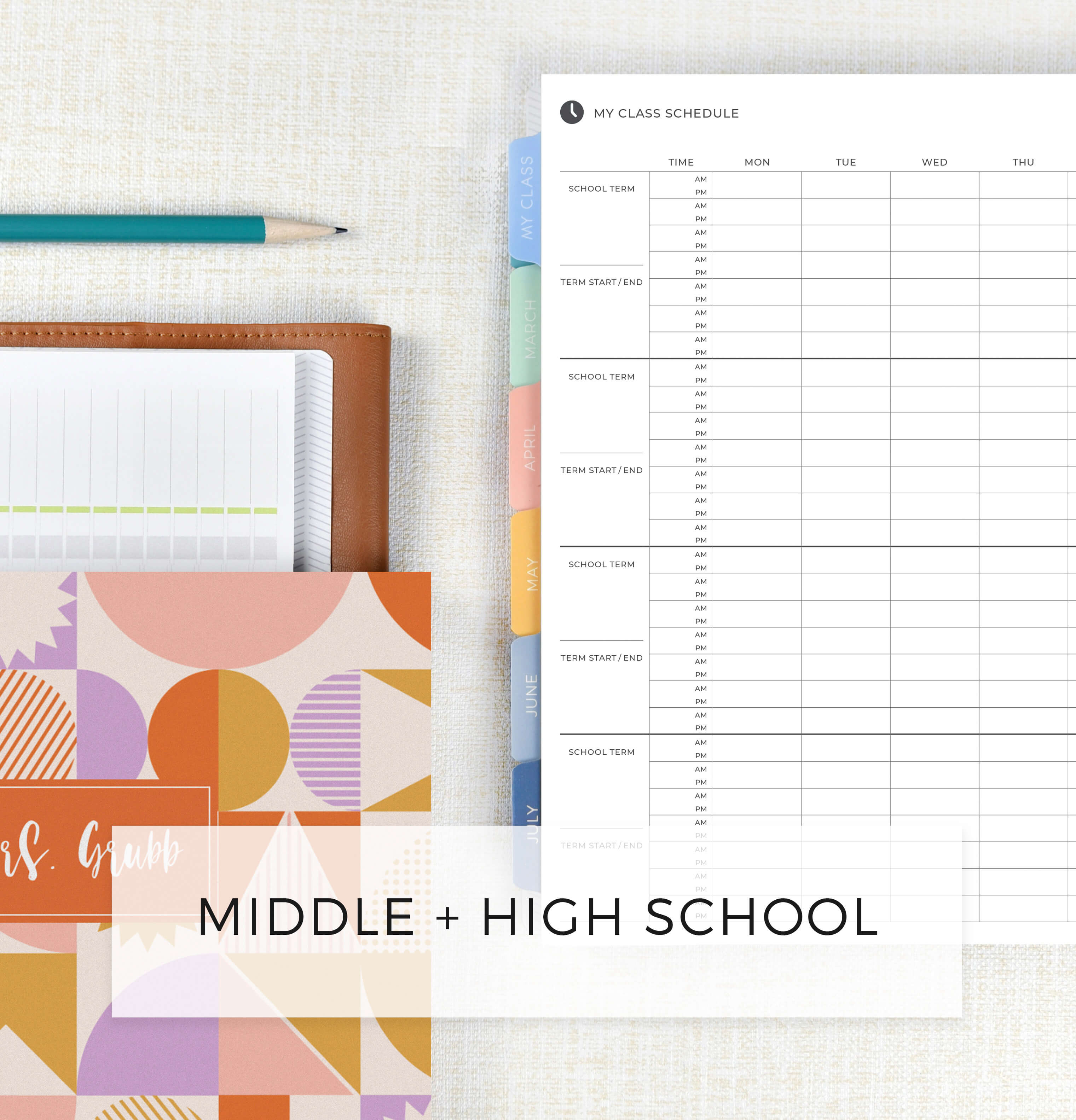 Shop Teacher Planner | Organize Lessons, Classes, & More