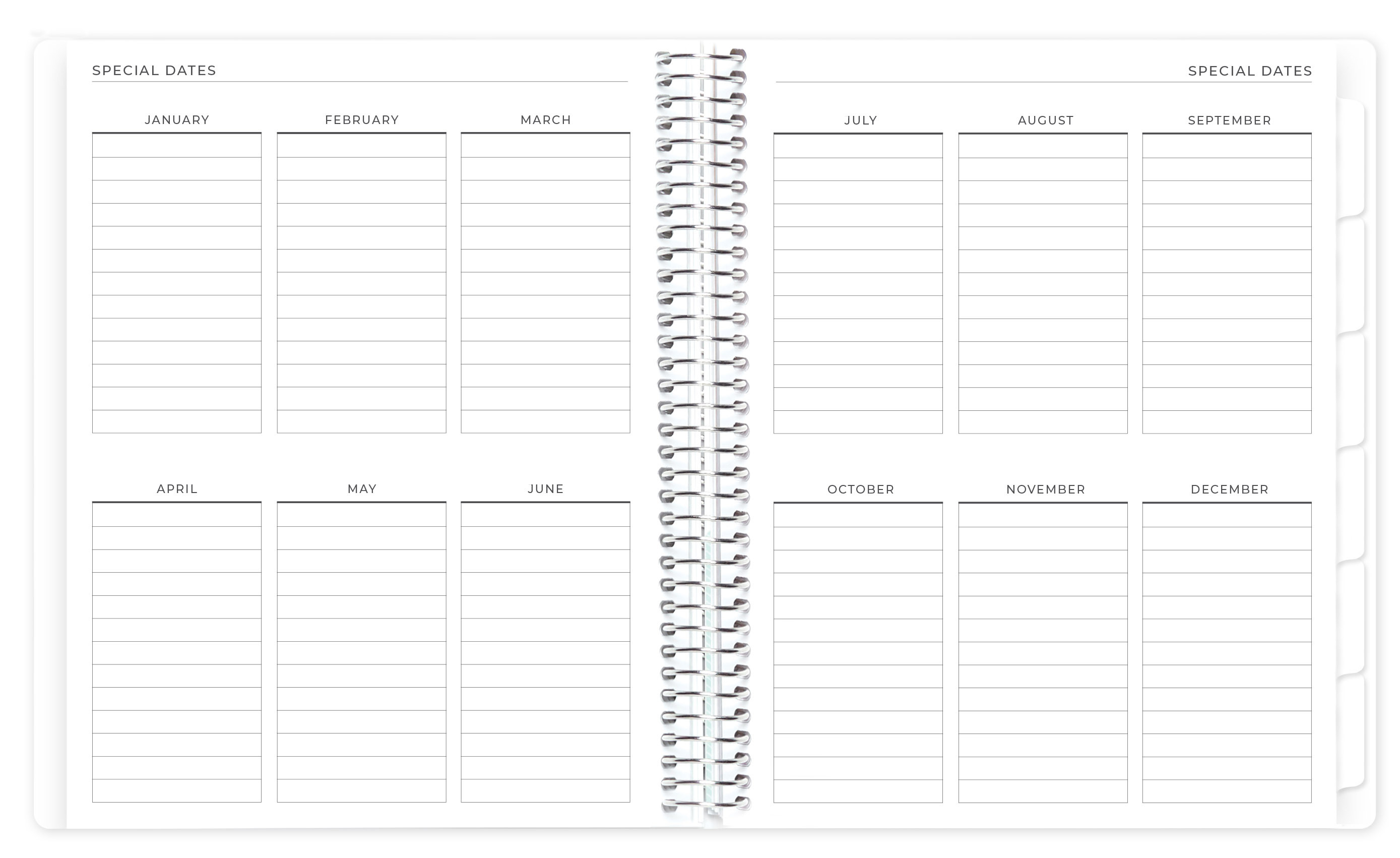 Shop Undated Planners | Custom Daily & Weekly Undated Planning