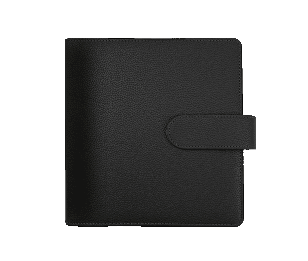 Plum Paper - 7x9 Vegan Leather Folio - Black