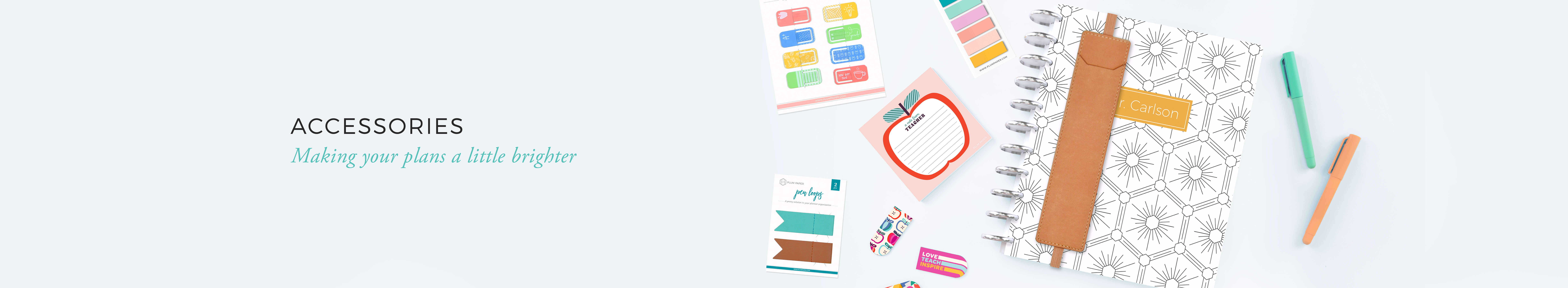 Shop Planner & Notebook Accessories | Washi Tape, Sticky Notes