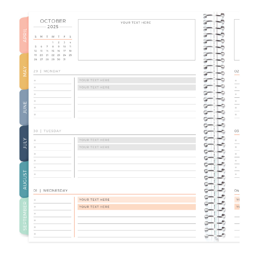 Buy Student 1 College Planner | 7x9 Custom Academic Layout