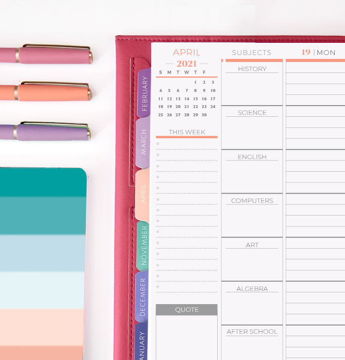 Shop Custom High School & Middle School Student Planners