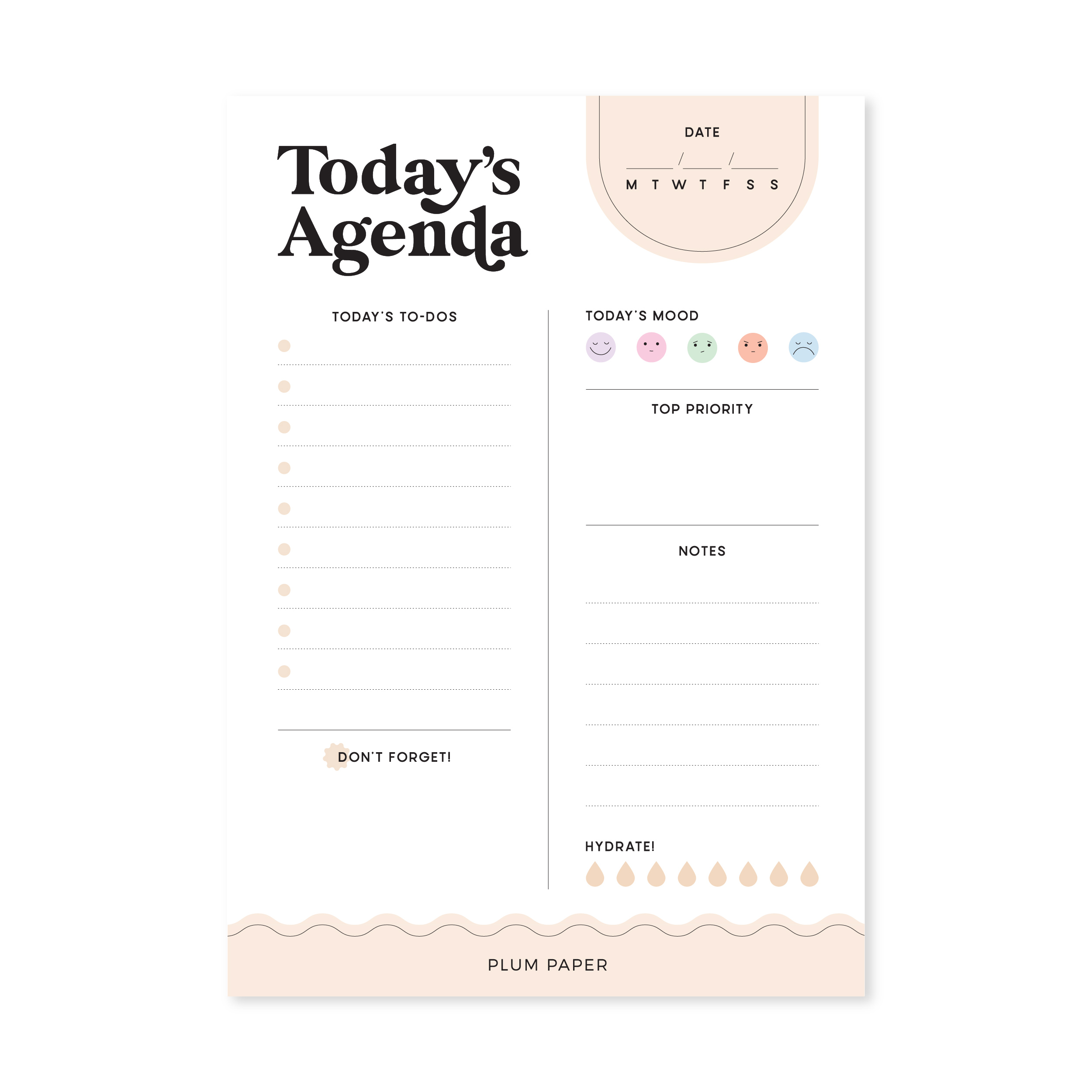 Plum Paper - Black Friday '23 Freebie Notepad - medium custom notepad
