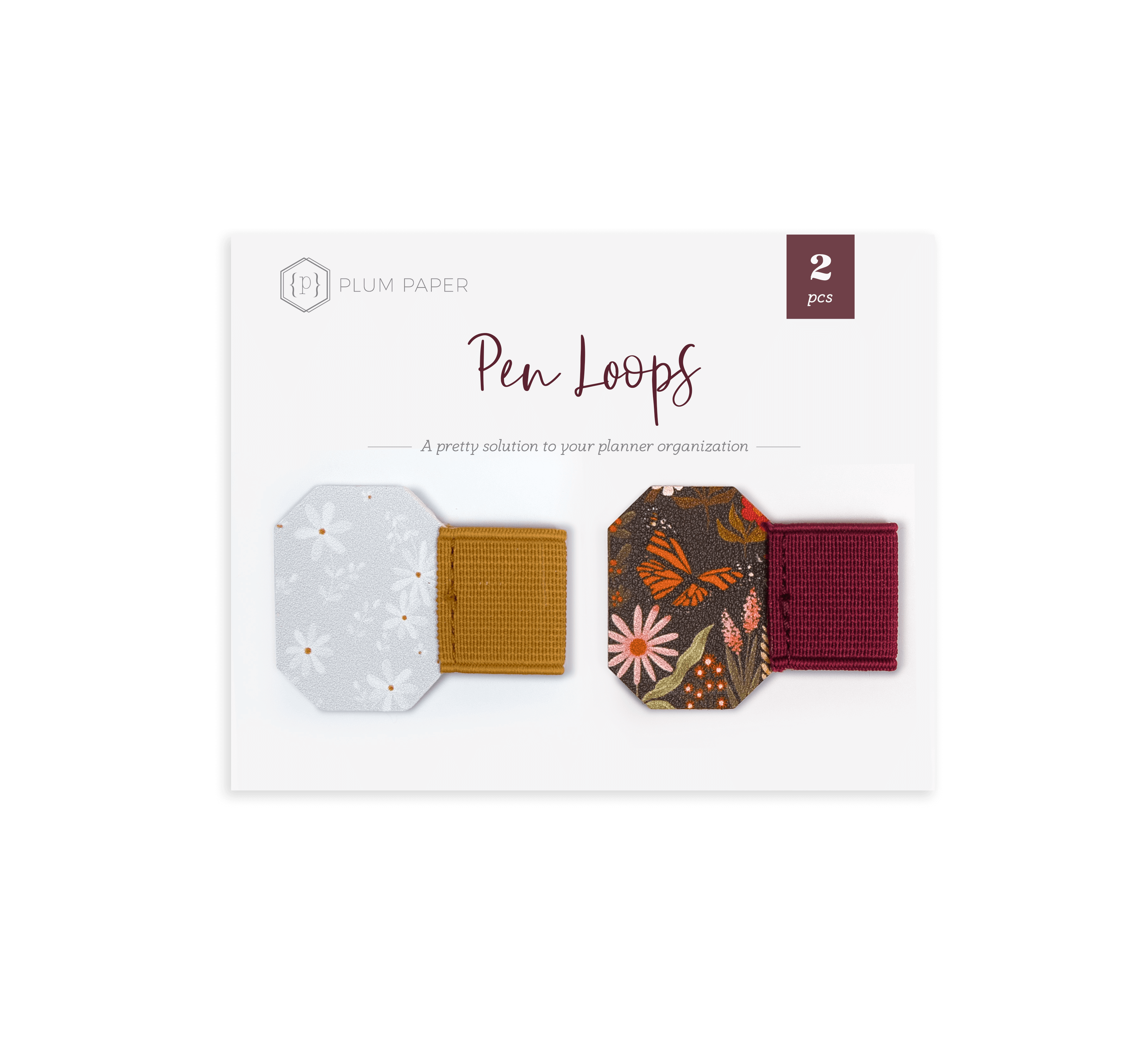 Plum Paper - Pen Loops - Monarch